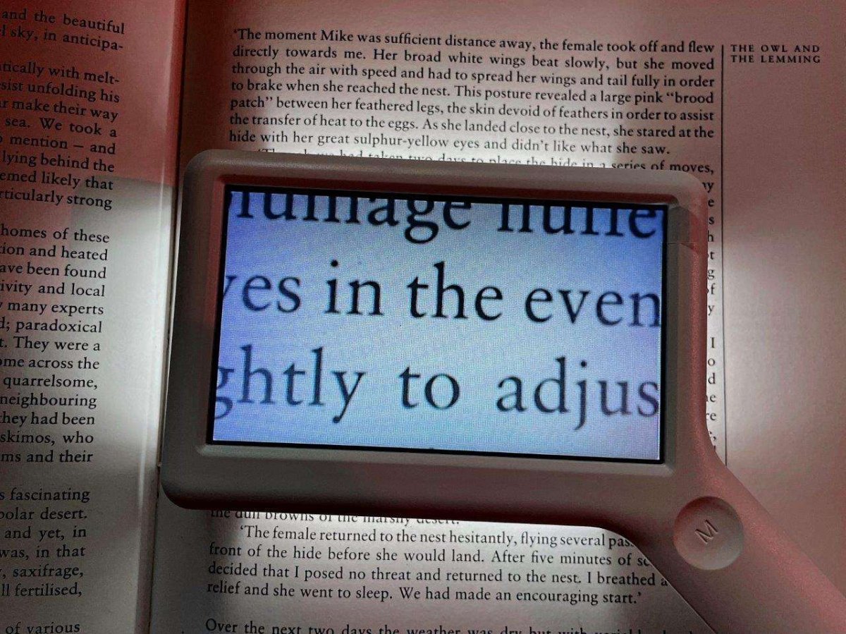 Low-Cost Hand-held Electronic Magnifier — Magnifiers NZ