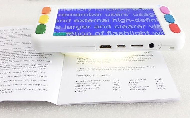 New Ezi Vue Electronic Magnifier — Magnifiers NZ