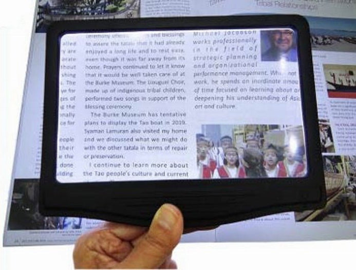 New Super Bright Led Page Magnifier — Magnifiers NZ