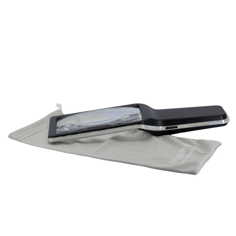 4X Magnipros Handheld LED Magnifier with Dimmable LED Lights ...