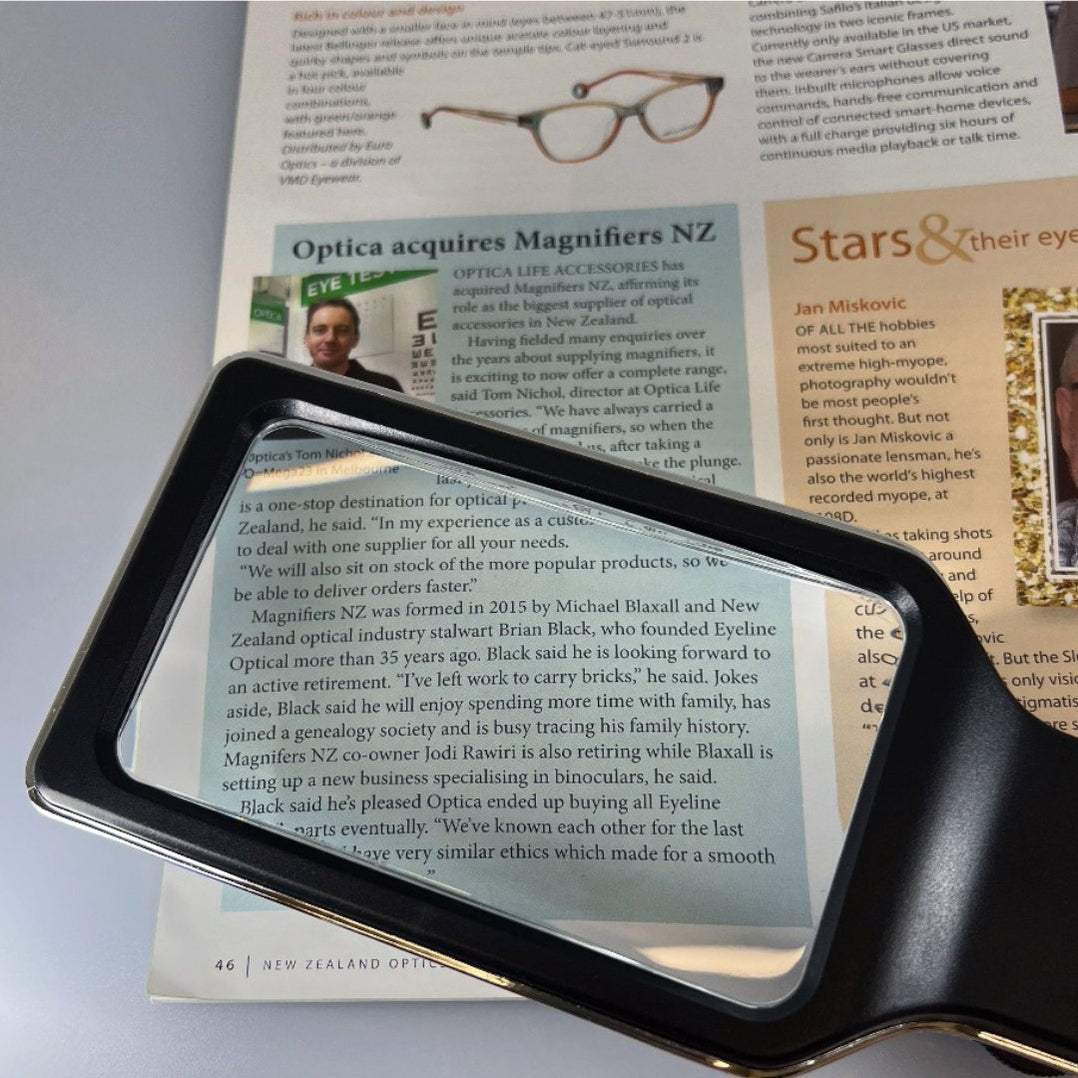 4X Magnipros USB Rechargeable Handheld Magnifier with LED Lights ...