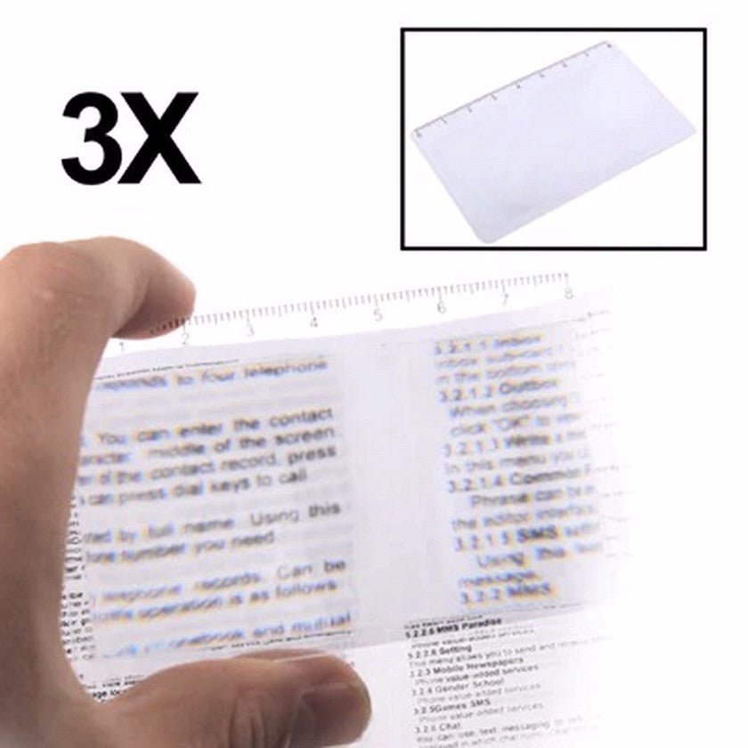3X Fresnel Lens - 3 Pack — Magnifiers NZ