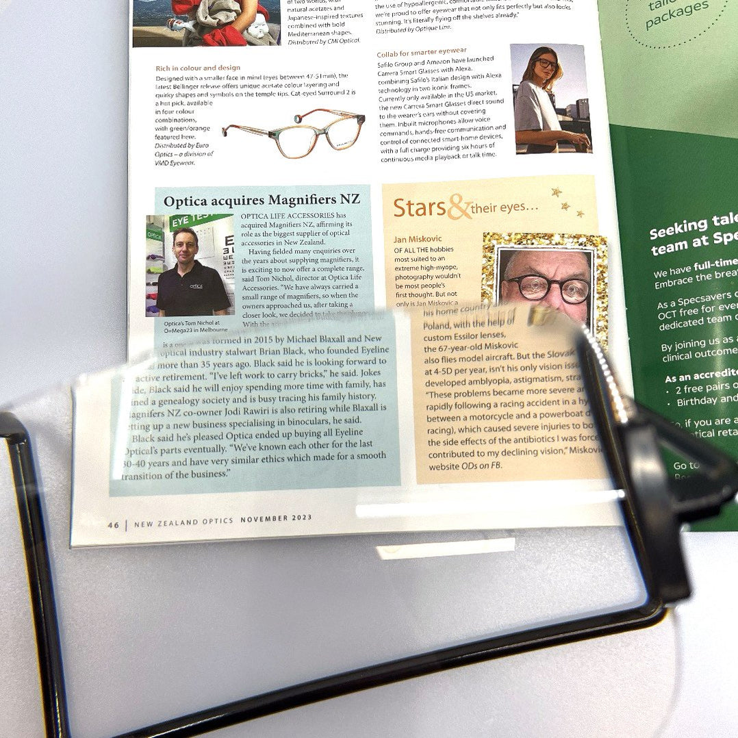 Free Standing Magnifier — Magnifiers NZ