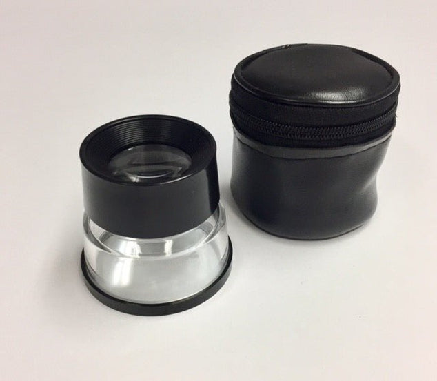 8X Desk Loupe with Metric & Imperial Scale — Magnifiers NZ