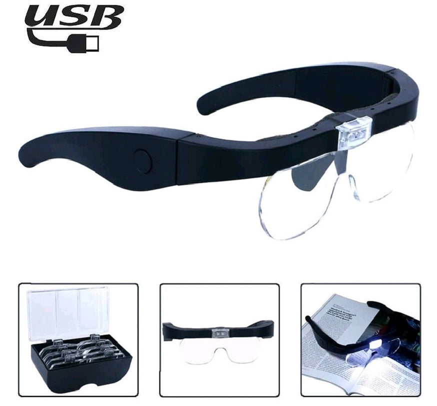 Rechargeable Head Band Magnifier — Magnifiers NZ