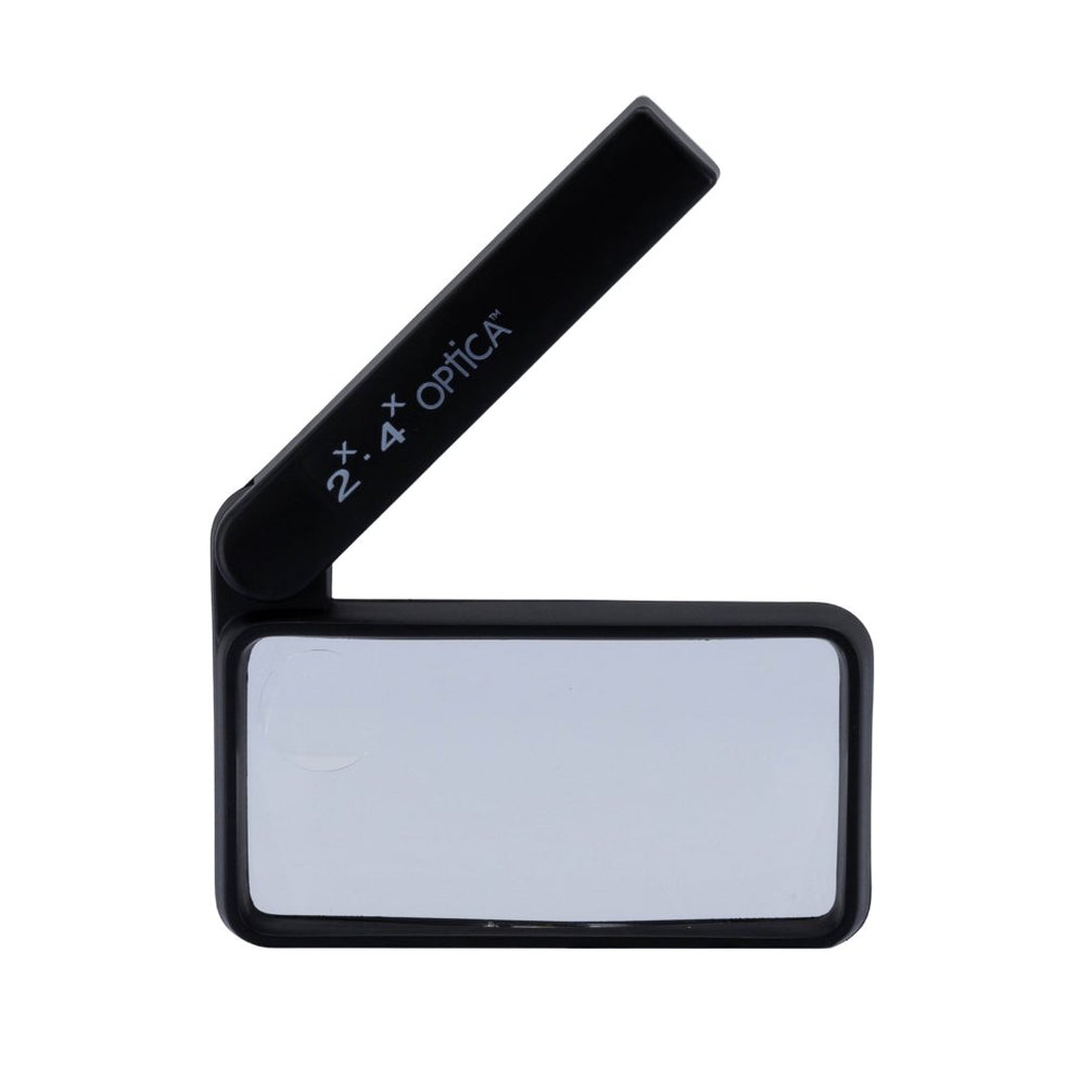 Rectangular Folding Magnifier, 2X — Magnifiers NZ