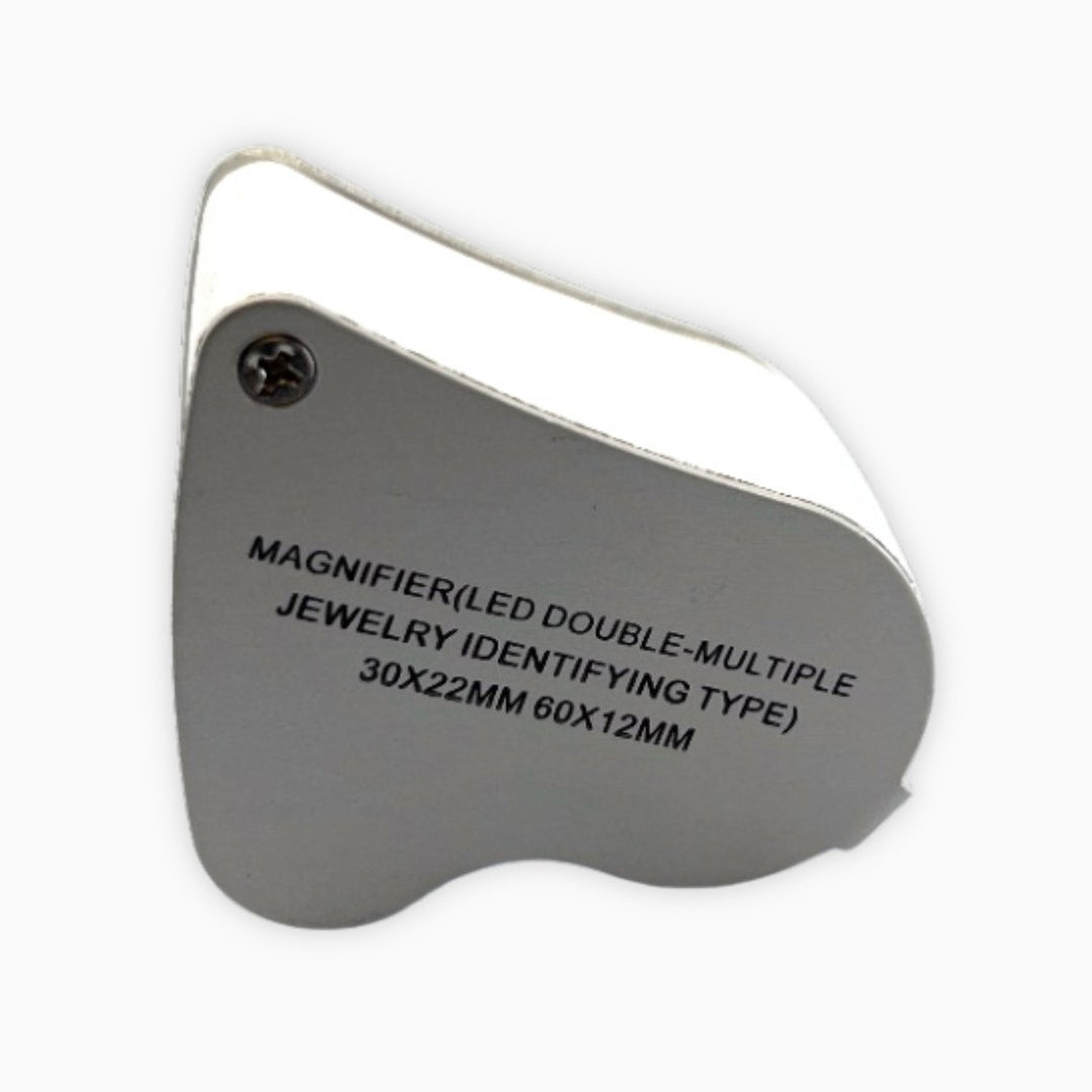 Two Lens Inspection Magnifier 30X 60X LED — Magnifiers NZ