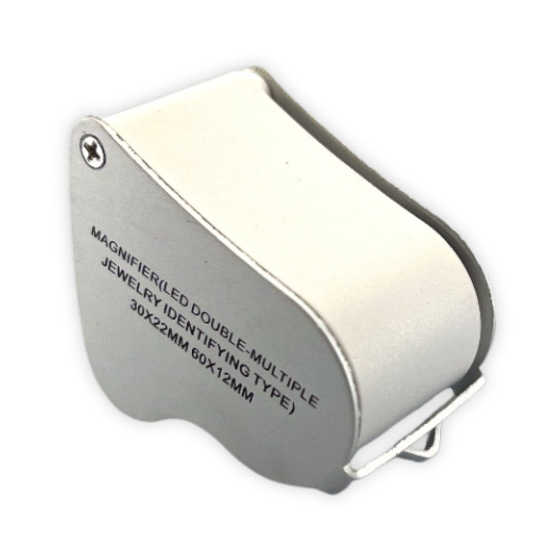 Two Lens Inspection Magnifier 30X 60X LED — Magnifiers NZ