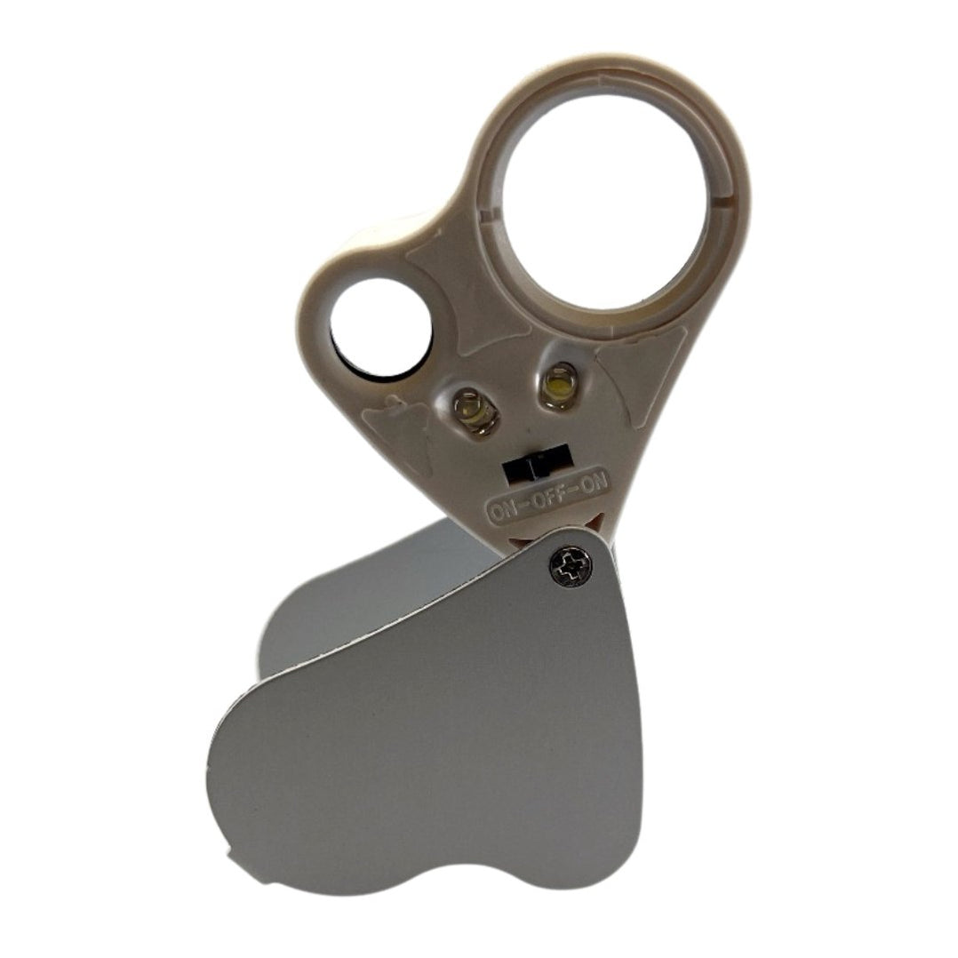 Two Lens Inspection Magnifier 30X 60X LED — Magnifiers NZ
